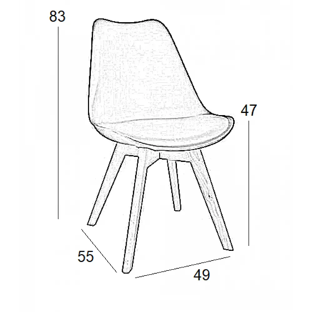 BILLY BLACK(Σ4)ΚΑΡ/ΥΦΑΣΜΑ/ΡΡ 49Χ55Χ83εκ.